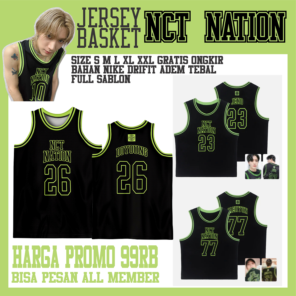 Jual JERSEY BASKET NCT NATION JERSEY NCT NATION BASKETBALL UNIFORM SET JERSEY BASKETBALL NCT ...