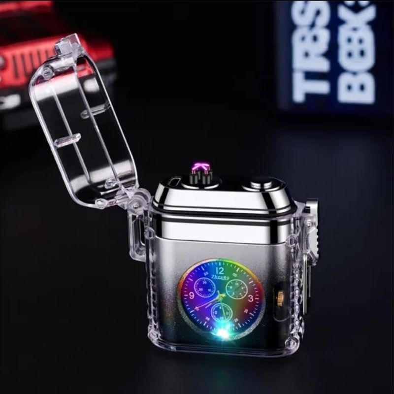 Jual Korek Api Listrik Elektrik Electric Lighter Watch Jam Waterproof ...