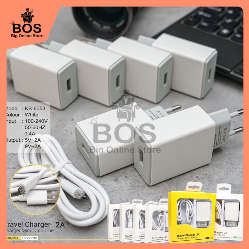 Jual BOS - TC BRAND AK-933 2A MICRO / TYPE C | CASAN TRAVEL CHARGER ...