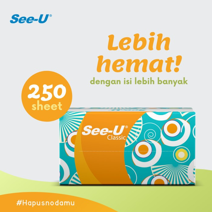 Jual BELLA = TISSUE SEE U CLASSIC / JOLLY FACIAL TISU 2PLY ISI 250 ...