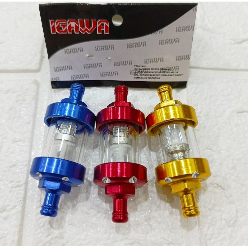 Jual Filter Bensin Kaca Saringan Bensin Igawa Universal Semua Motor ...