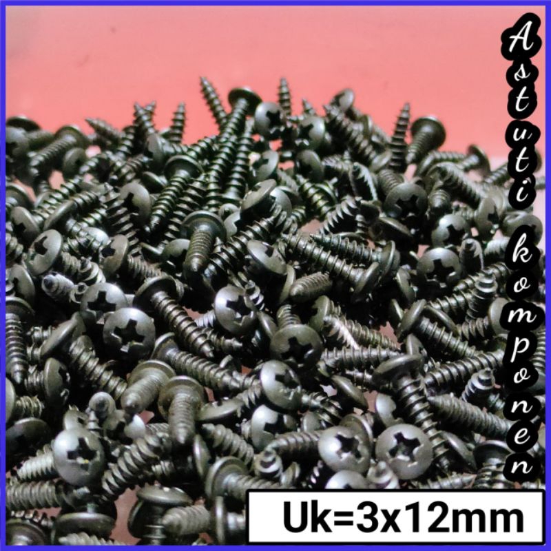 Jual Baut Ulir 3X12mm transistor mosfet bushing ram gril serbaguna ...