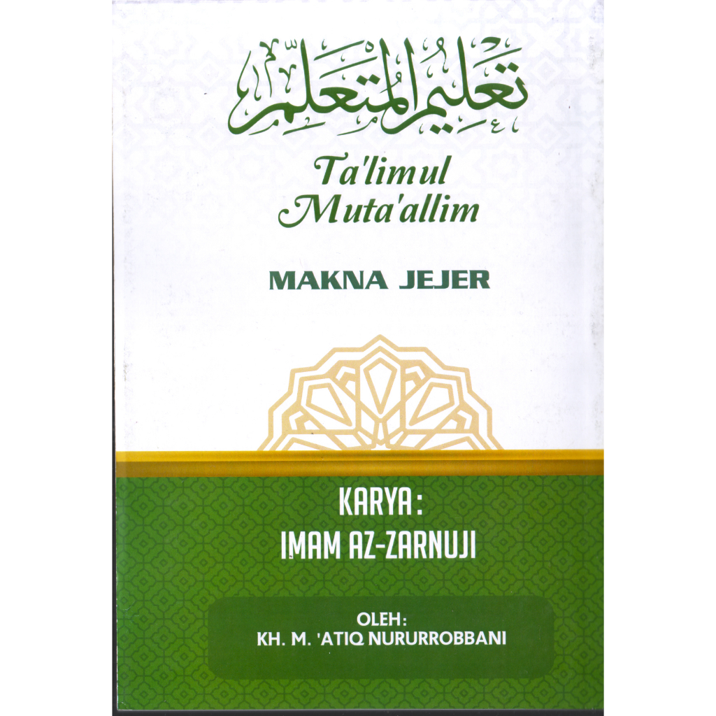 Jual KITAB TA'LIMUL MUTA'ALLIM MAKNA JEJER | Shopee Indonesia