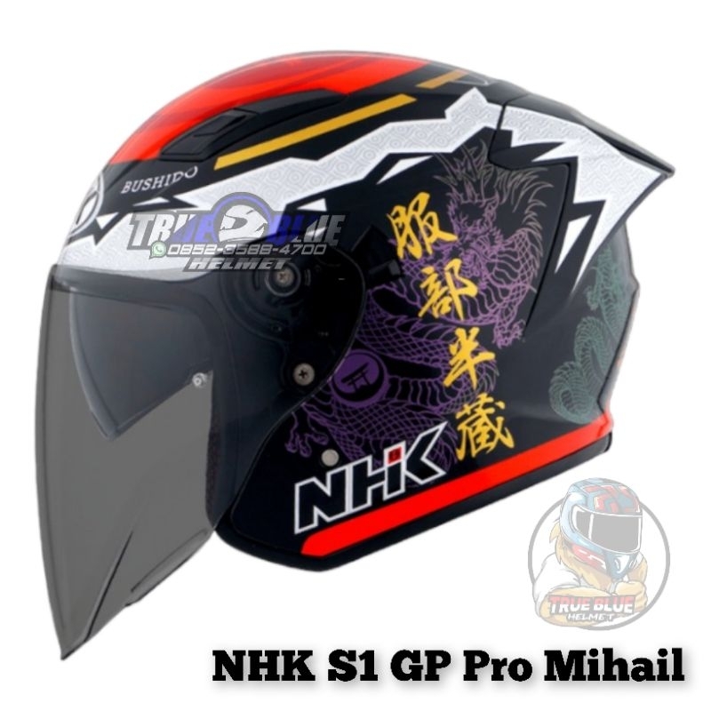 Jual Helm NHK S1 GP Pro Mihail | Shopee Indonesia