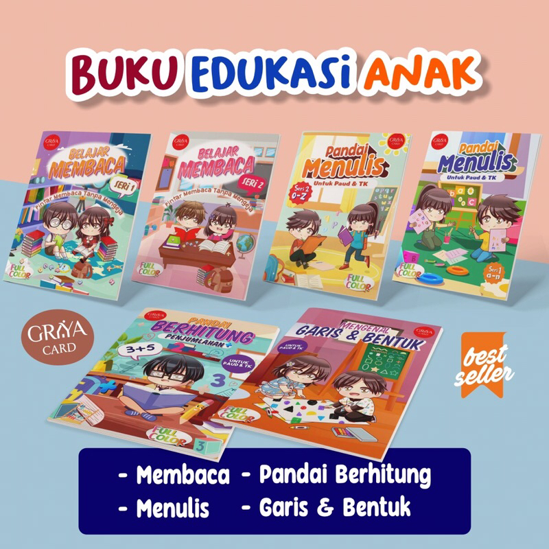 Jual BUKU EDUKASI ANAK | BUKU TK | BUKU PAUD | BUKU BERHITUNG | BUKU MEMBACA | BUKU MENULIS ...