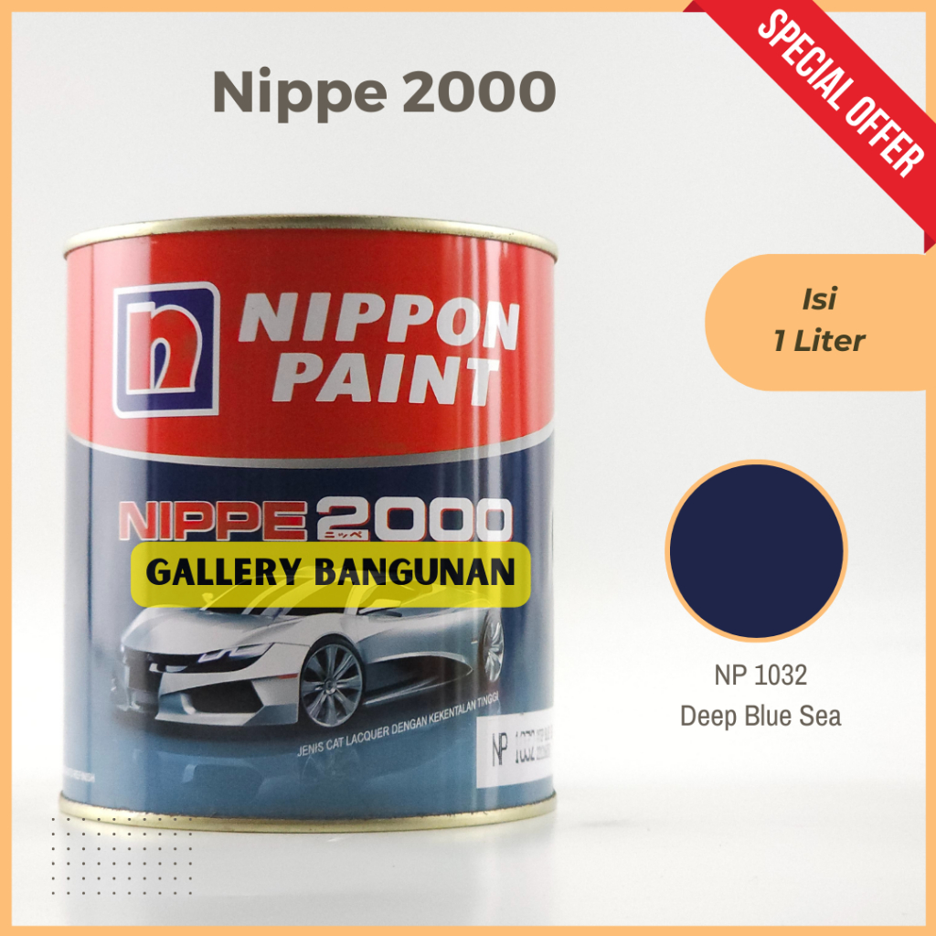 Jual Nippe 2000 Np 1032 Deep Blue Sea Cat Kayu Besi NC Nippon Paint ...