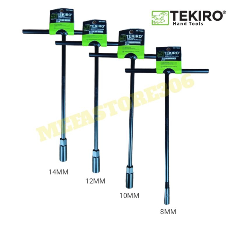 Jual KUNCI SOK T / SOK T /KUNCI SOK T TEKIRO HITAM 8MM 10MM 12MM 14MM | Shopee Indonesia