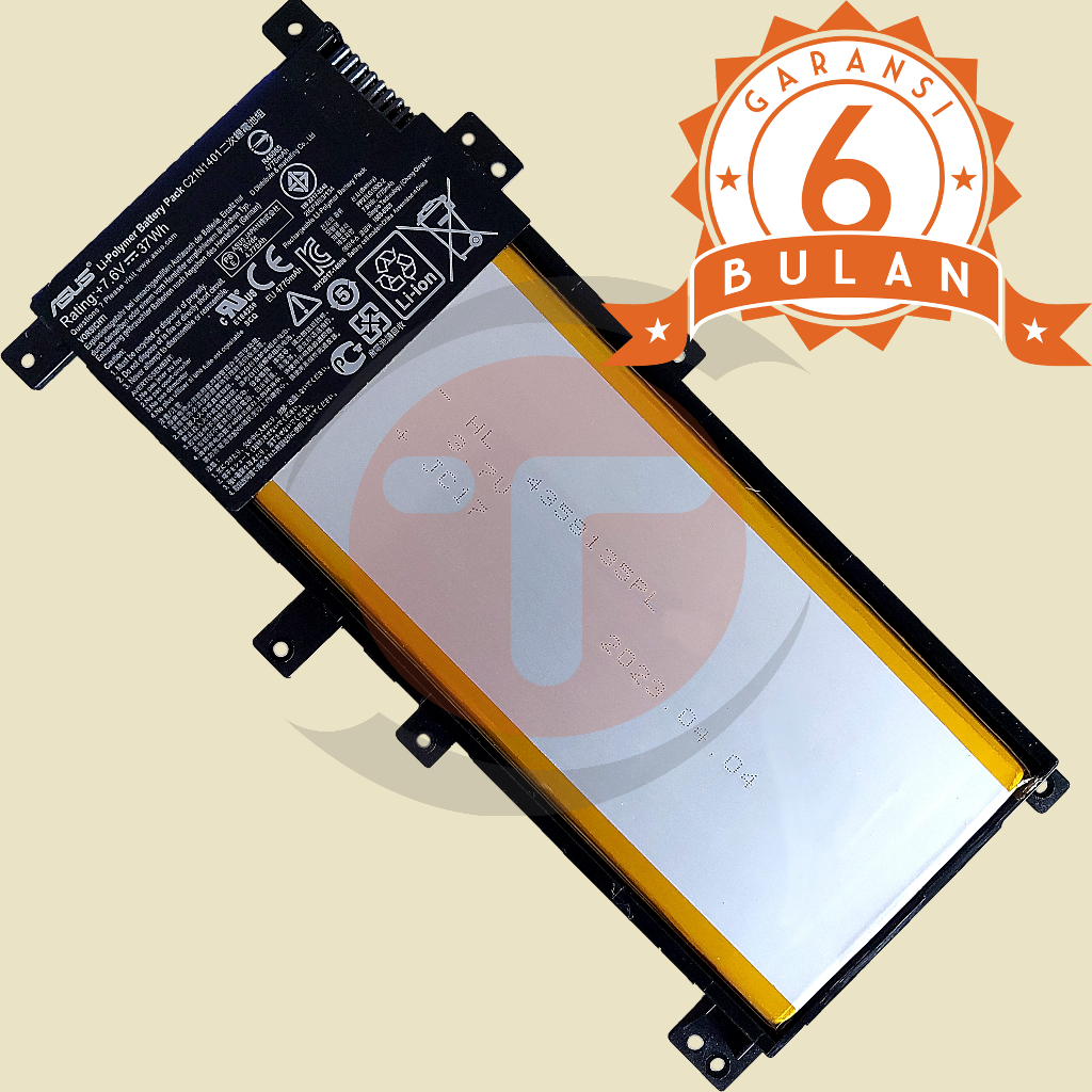 Jual Baterai Laptop Asus A455 A455L A455LD A455LN C21N1401 | Shopee ...