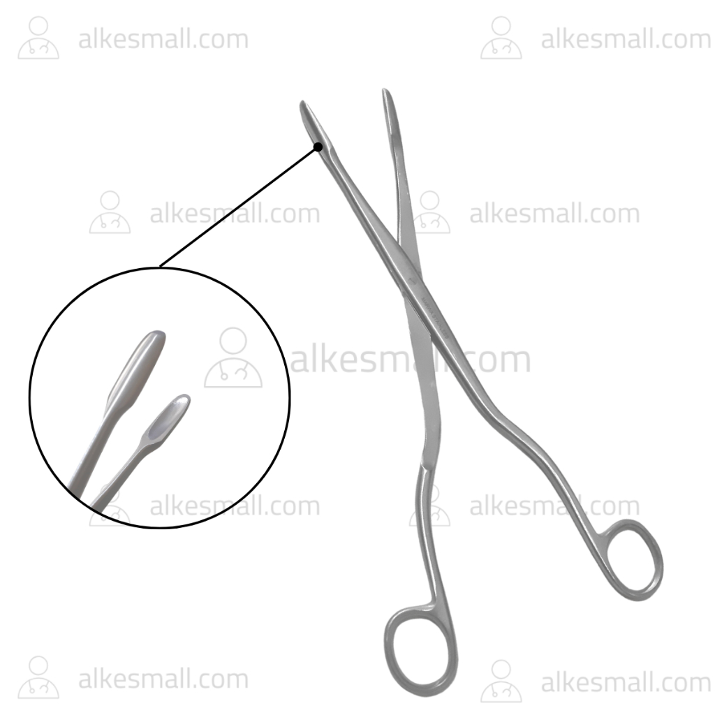 Jual Tang Abortus / Winter Placenta Forceps Straight 28cm | Shopee ...
