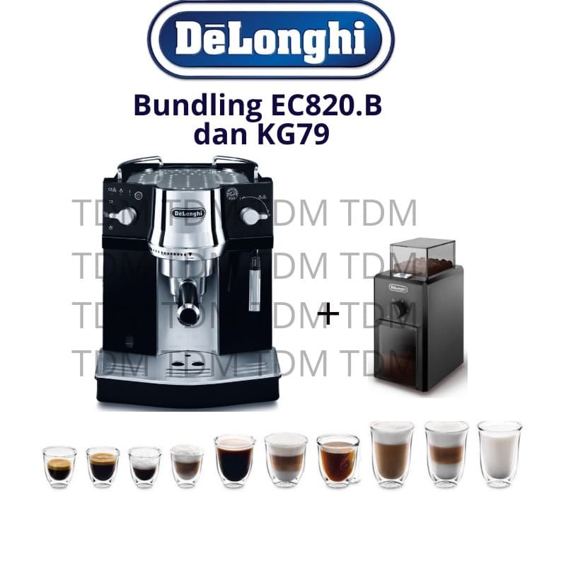 Jual Bundling Mesin Kopi Delonghi EC 820B + Grinder KG 79 | Shopee Indonesia