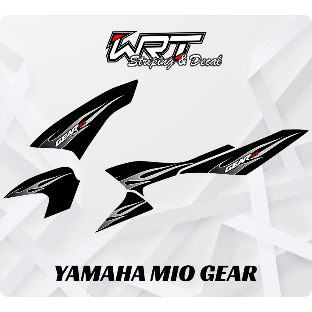 Jual Striping Mio Gear-Stiker Decal Mio Gear Api/Fire | Shopee Indonesia