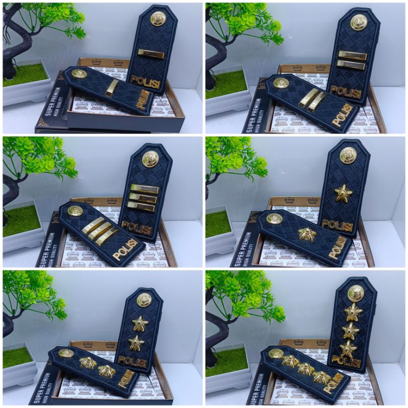 Jual PANGKAT PDU POLISI IPDA, IPTU, AKP, KOMPOL, AKBP DAN KOMBES ...