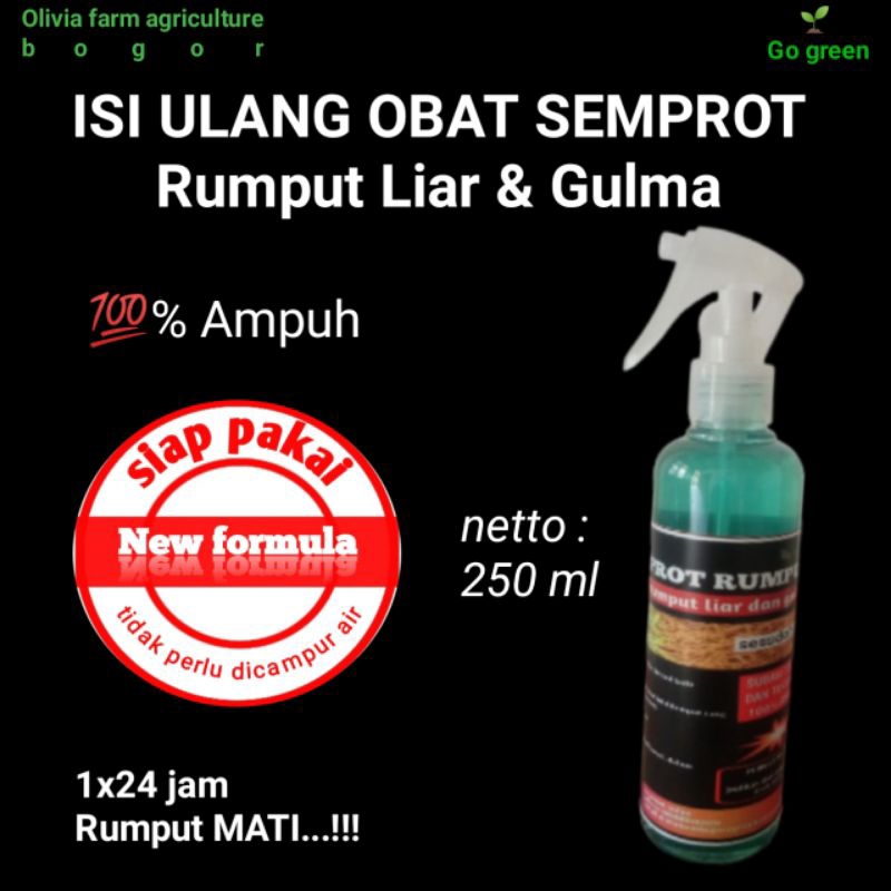 Jual Cairan obat semprot pembasmi rumput liar, ilalang dan gulma (isi ...