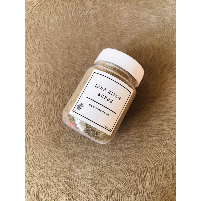 Jual LADA HITAM BUBUK 100 gram - BOTOL BUMBU ESTETIK - REMPAH BUBUK ...