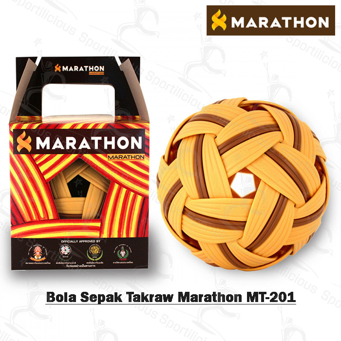 Jual Bola Sepak Takraw MARATHON MT-201 Original Takraw Ball MT 201 ...