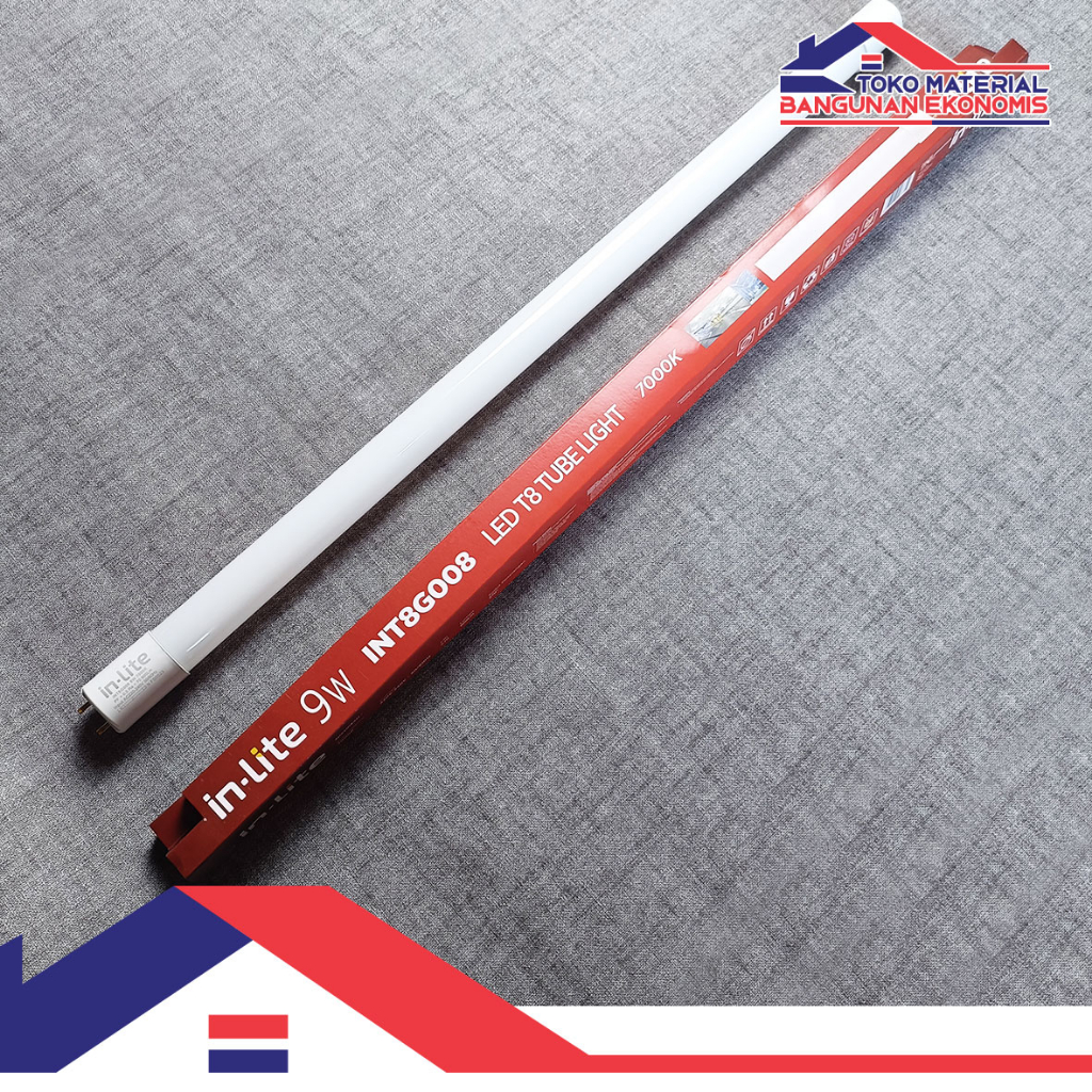 Jual Inlite Lampu Led TL T8 Neon Putih 9w 60cm - INT8G008 | Shopee ...