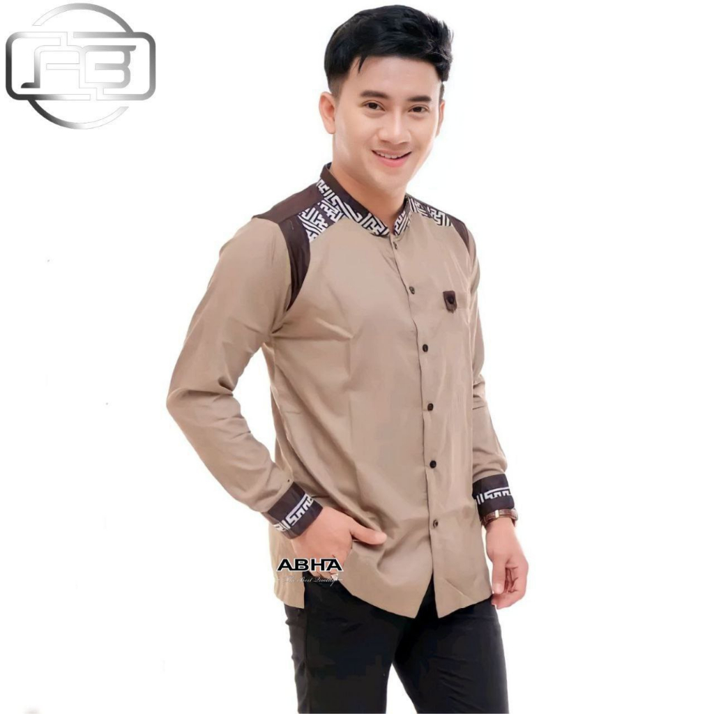 Jual Koko Motif Araseo | Baju Koko Motif Batik Lengan Panjang | Koko ...