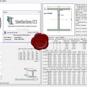 Jual RUNET Steel Sections EC3 v16.08.2023 | Shopee Indonesia