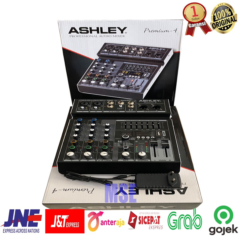 Jual MIXER 4 CHANNEL ASHLEY PREMIUM 4 PREMIUM4 PREMIUM-4 ORIGINAL ...