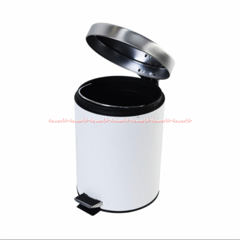 Jual Krisbow Classic Round Step Bay 5Liter Trashbin Tong Sampah ...