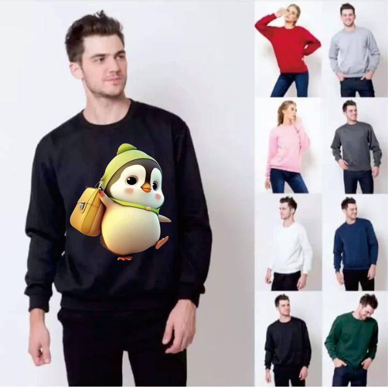 Jual sweater pria unisex bhn flece tebal panda tas lucu unik good ...