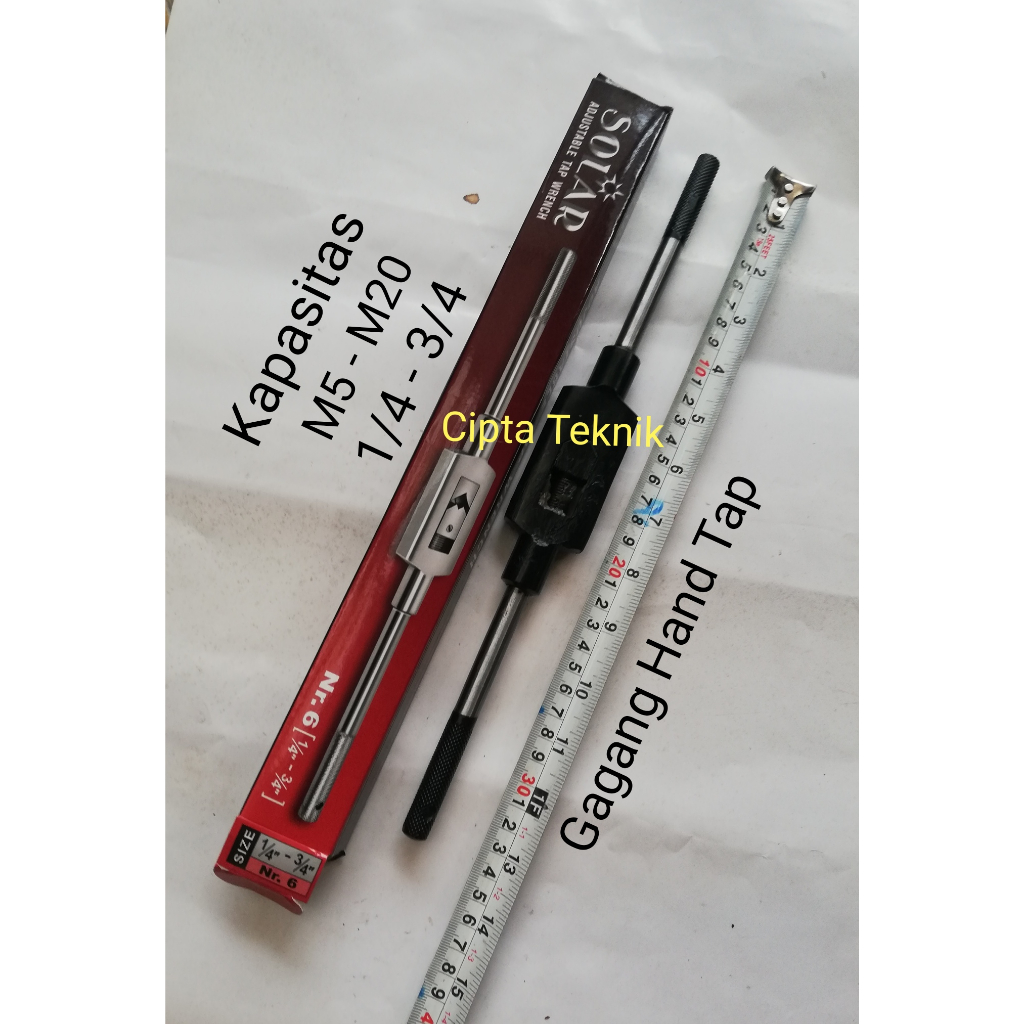Jual Gagang Hand Tap M5 - M20 Solar GagangTap 1/4 inchi - 3/4 inchi ...