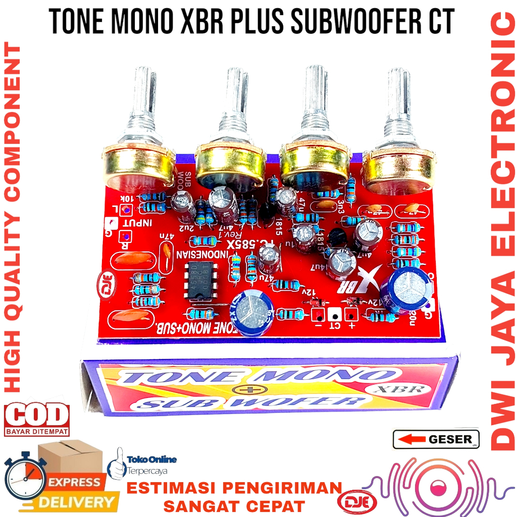 Jual Kit Tone Control Mono + Subwoofer XBR FULL MILLAR | Shopee Indonesia