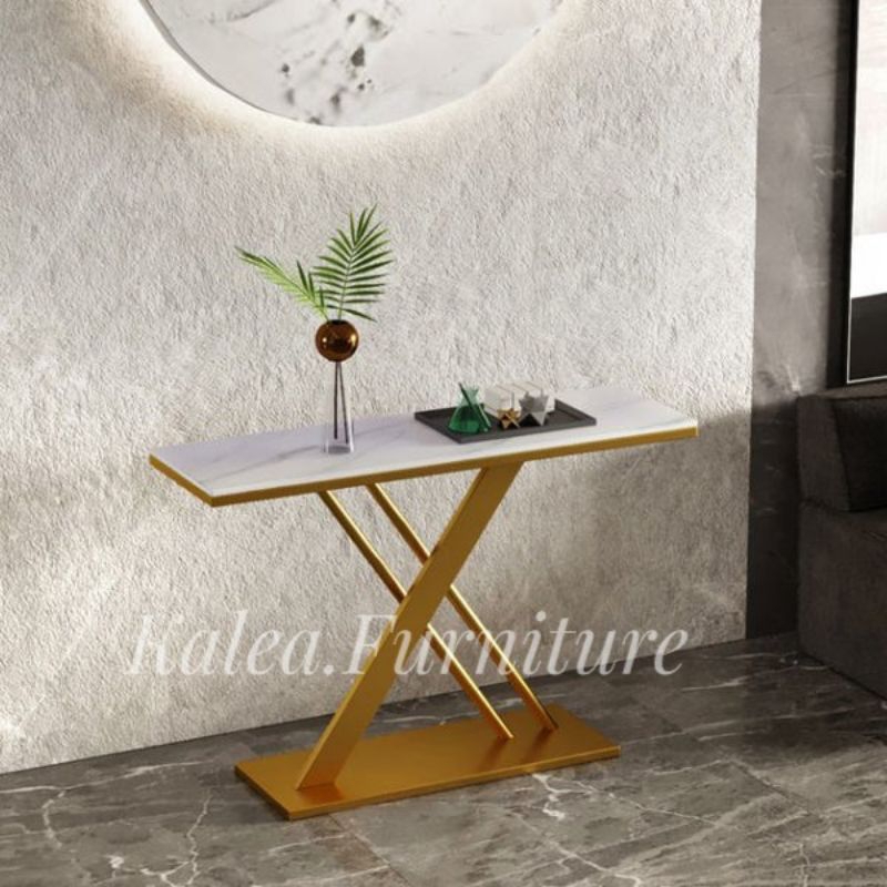 Jual Meja Foyer Rias Meja Industrial Besi Console Minimalis | Shopee ...