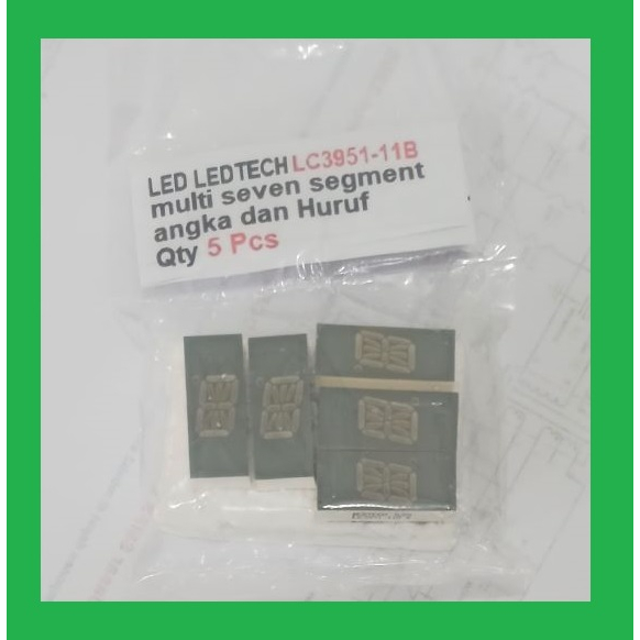 Jual Qty 5 Pcs LED LEDTECH LC3951-11B multi seven segment angka dan Huruf | Shopee Indonesia