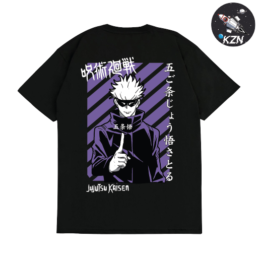 Jual Baju Kaos Gojo Satoru Anime Manga Jujutsu kaisen Best Quality ...