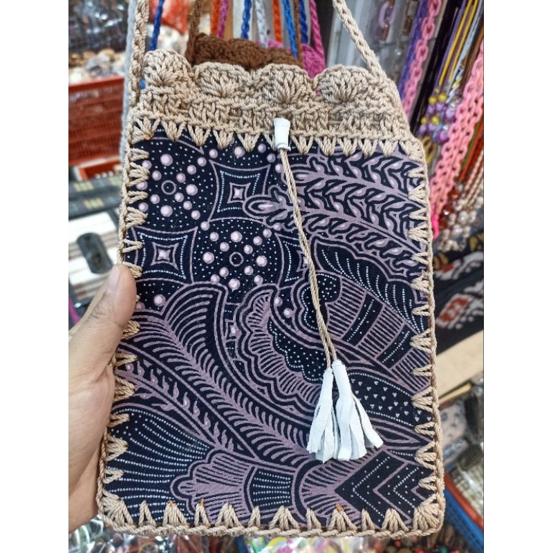 Jual TAS RAJUT BATIK TAS BATIK TAS RAJUT | Shopee Indonesia