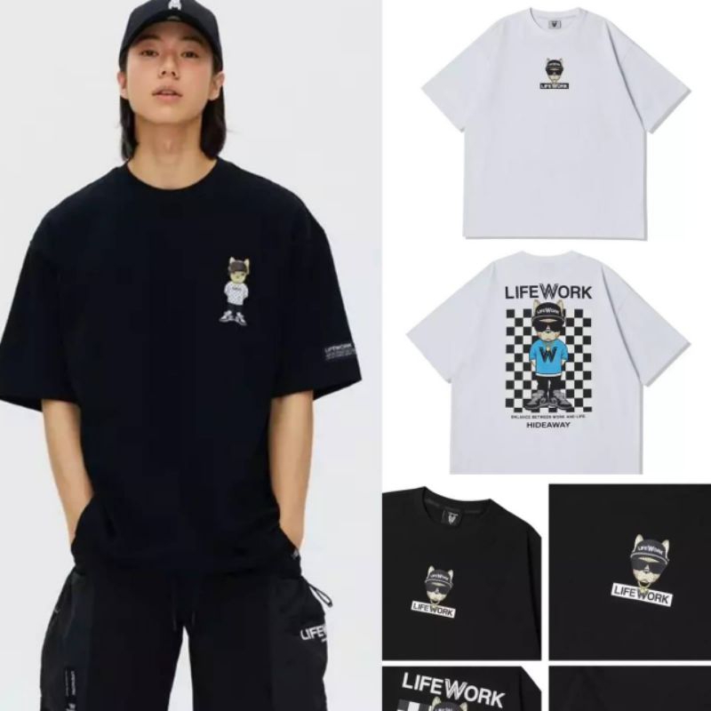 Jual Lifework Big Logo Oversize T-shirt Wanita [Diskon Live 50% ...