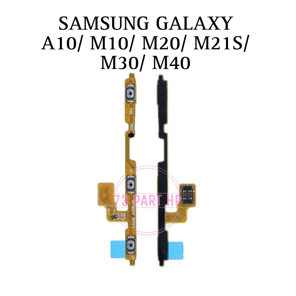 Jual Flexible Konektor Power On Off + Volume Samsung Galaxy A10 / A105 / M10 / M20 / M21S / M30 ...