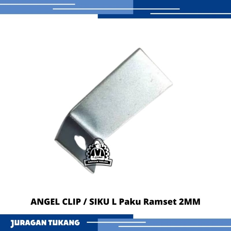 Jual Angel Clip Paku Ramset / Siku L / Siku Paku Ramset 2mm 100 pcs ...