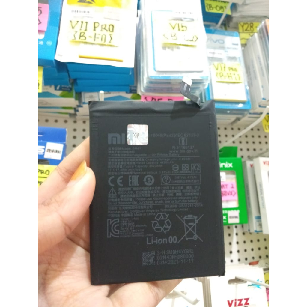 Jual Baterai Xiaomi Poco F3 / BM4Y Original | Shopee Indonesia