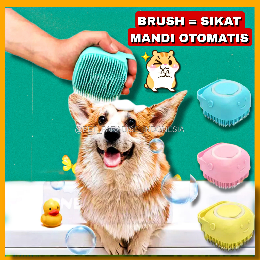 Jual PPI- Sikat Mandi Kucing Anjing OTOMATIS Alat Mandi Hewan Alat ...