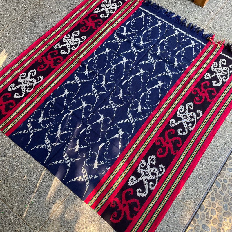 Jual kain tenun ethnic blanket motif asmat dayak kalimantan timur ...