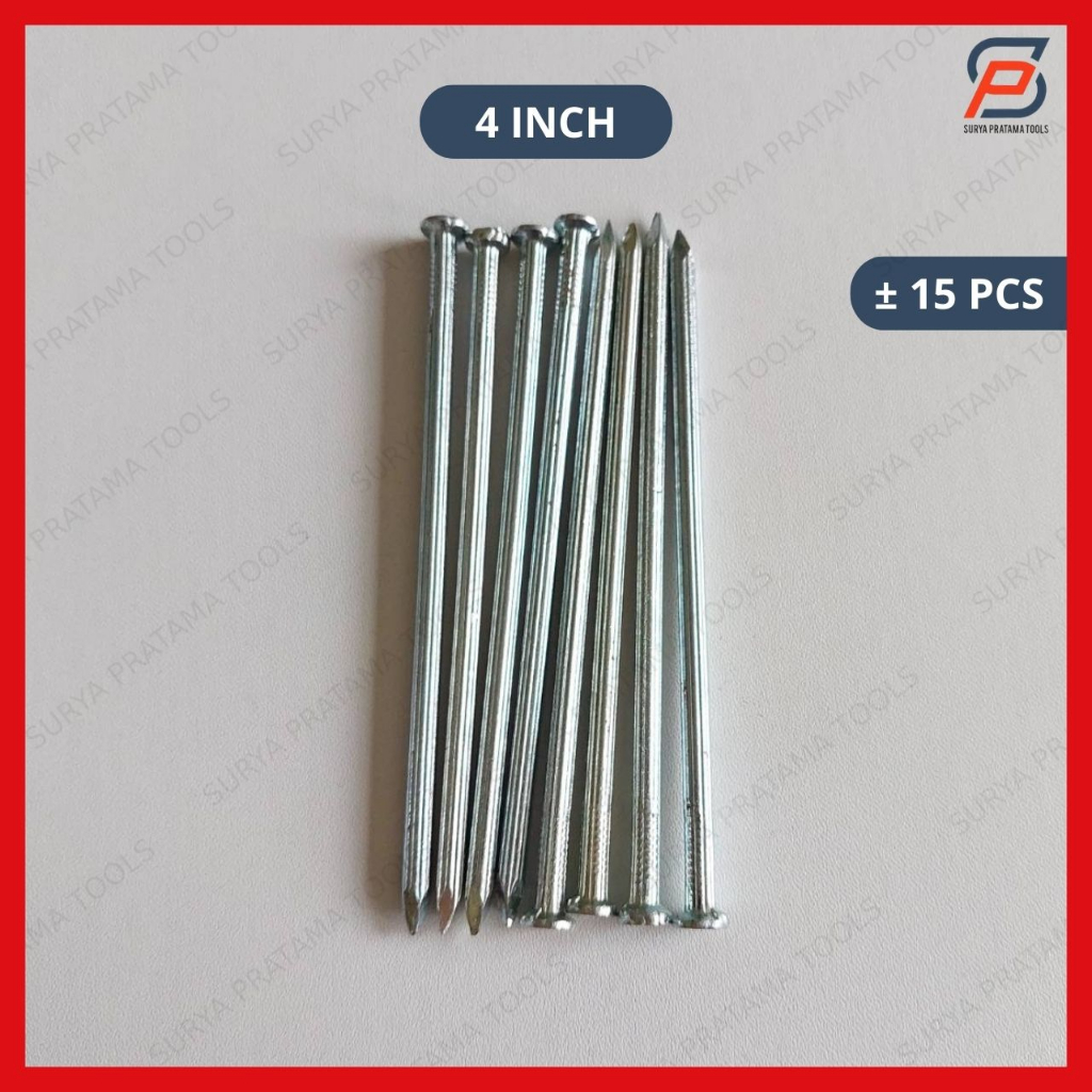 Jual Paku Beton Putih Tembok Per Pack 1" 1.5" 2" 2.5" 3" 4" 5" Inch ...