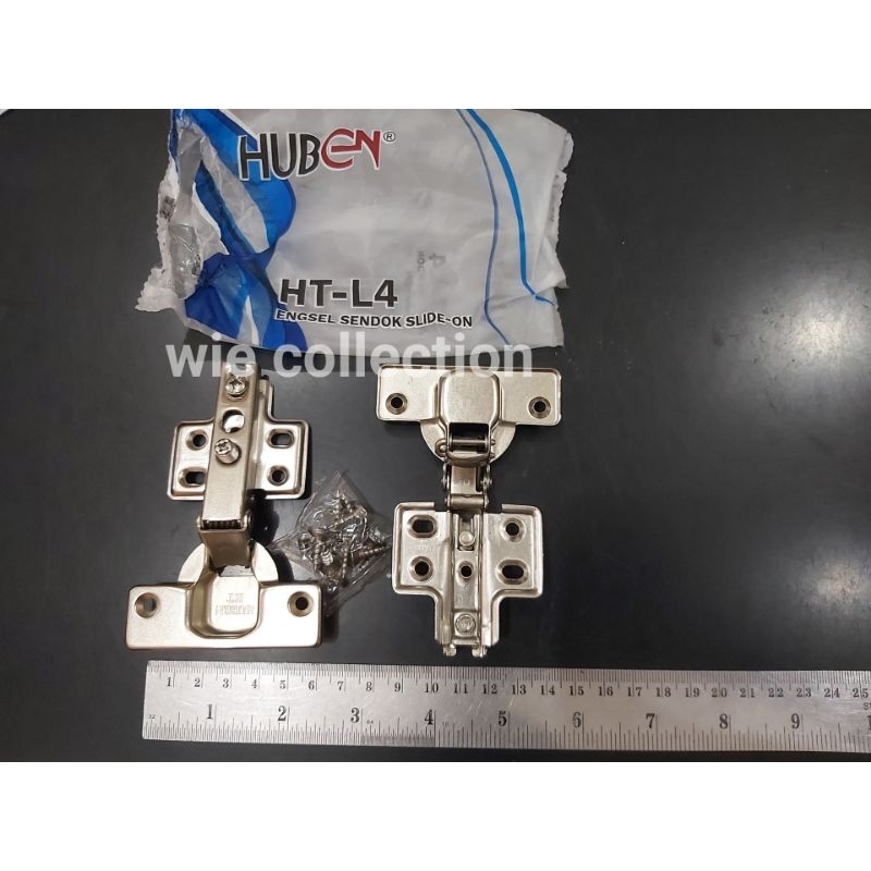 Jual ENGSEL BESI LEMARI MODEL LURUS MERK HUBEN HT-0 L4 | Shopee Indonesia