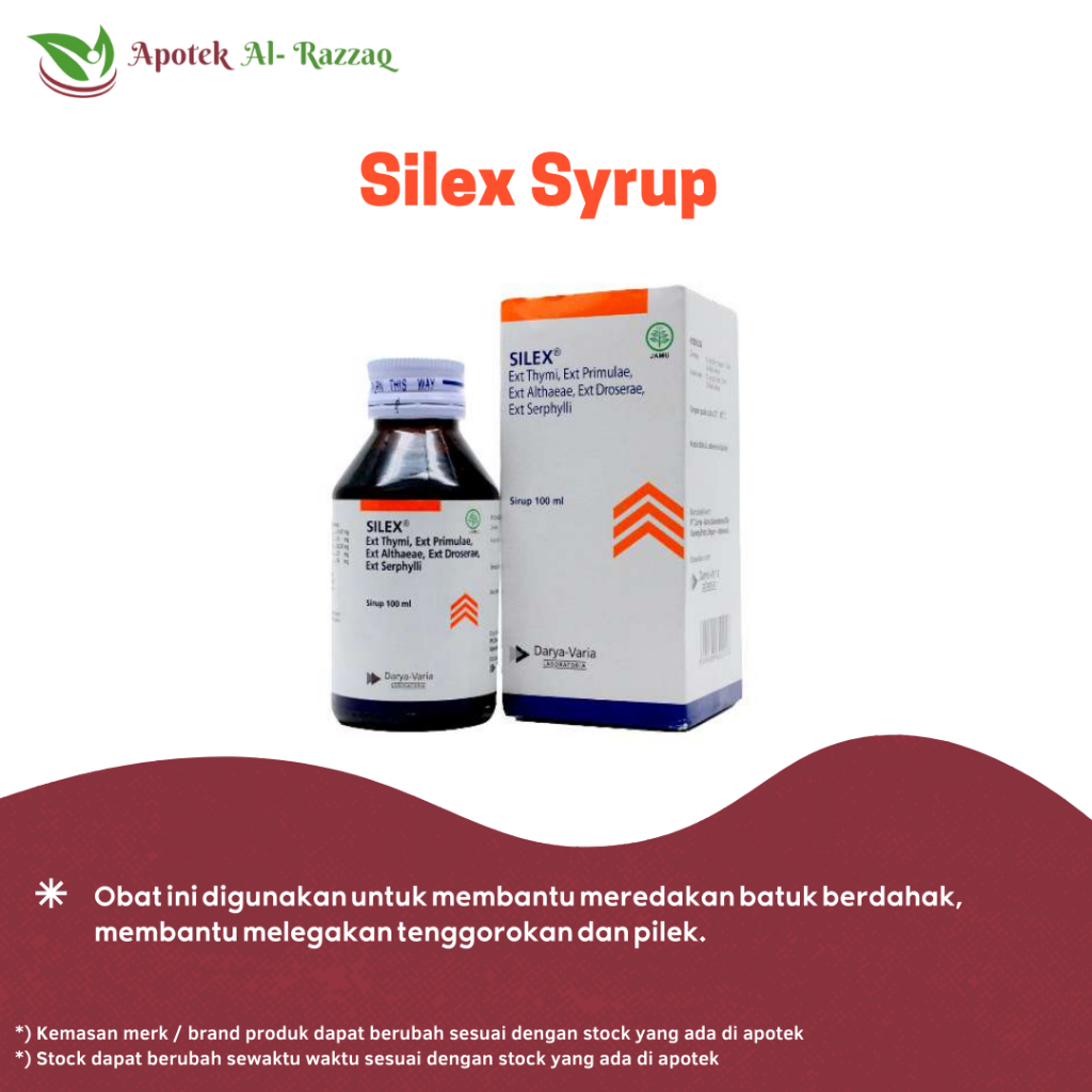 Jual Silex Syrup 100 ml - Jamu - Batuk Pilek | Shopee Indonesia