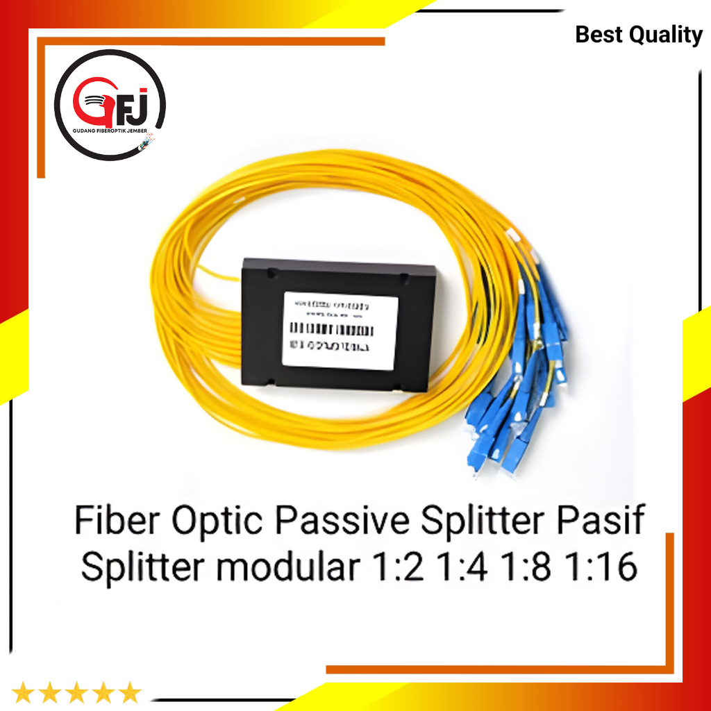 Jual Fiber Optik Passive Splitter Modular Splitter 1:2 - 1:4 - 1:8 - 1: ...