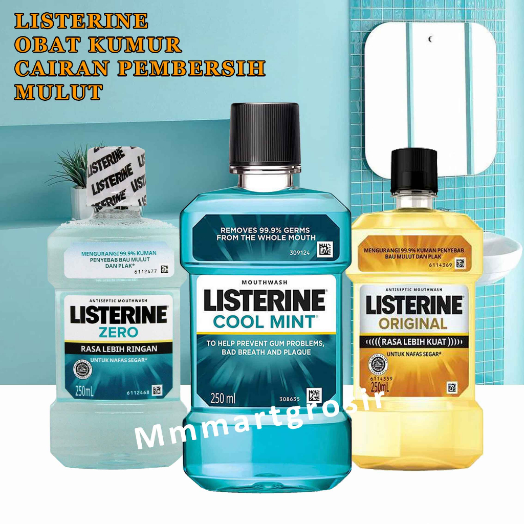 Jual Listerine / Obat Kumur / Cairan Pembersih Mulut / 250ml | Shopee ...