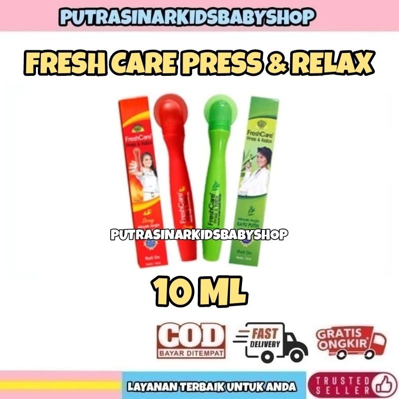 Jual [PUTRASINARBABY] FRESH CARE PRESS & RELAX 10 ML MINYAK ANGIN KAYU ...