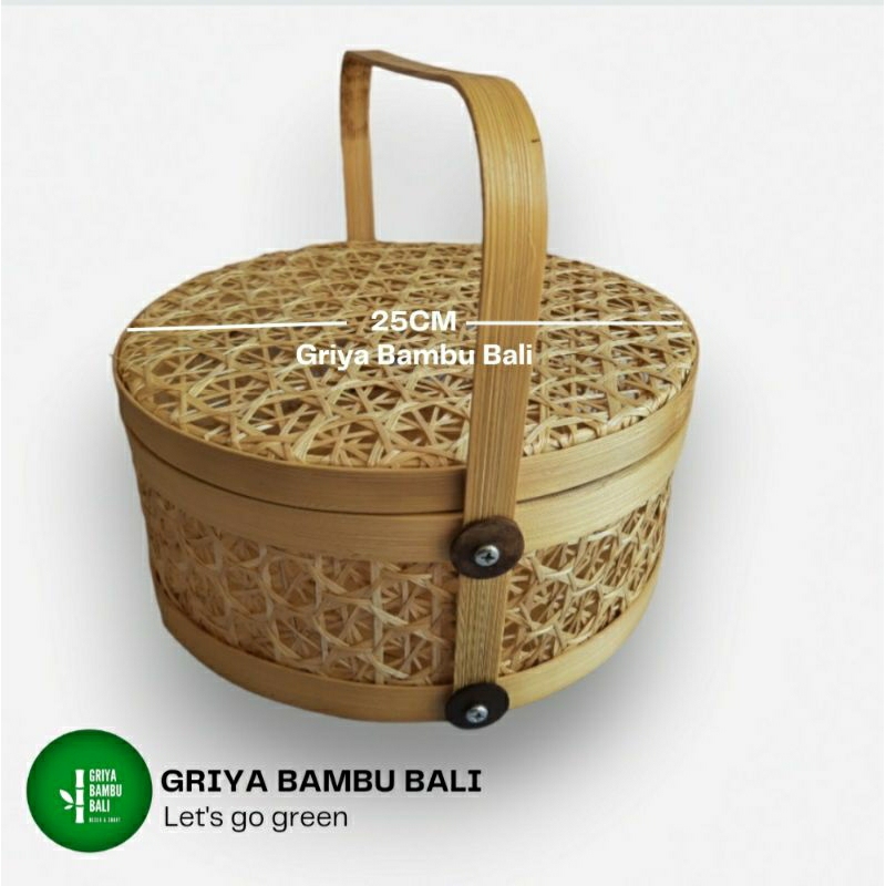Jual Rantang bambu bulat Box Hampers tempat parcel rantang truntum ...