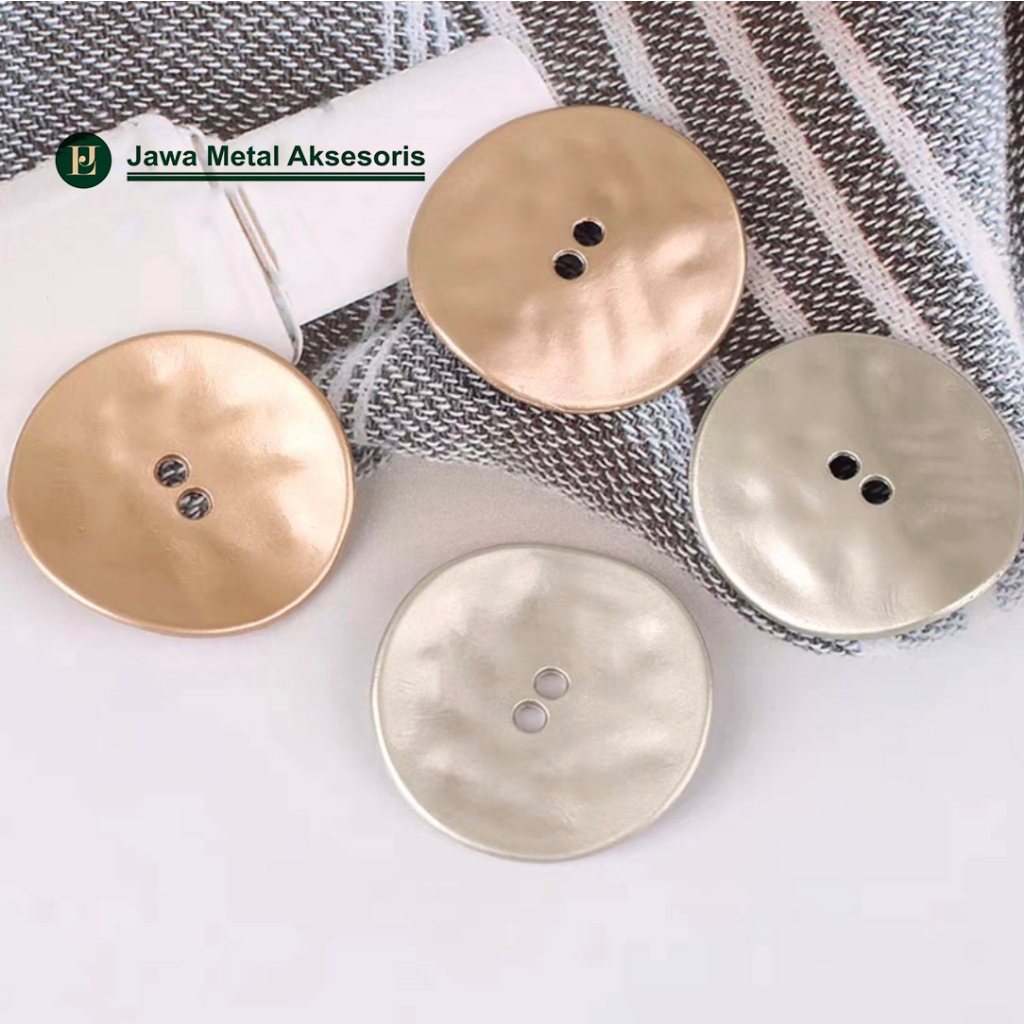 Jual Jawa Alloy Button Kancing Datar Unik Keren Bahan Alloy Ukuran 15mm ...