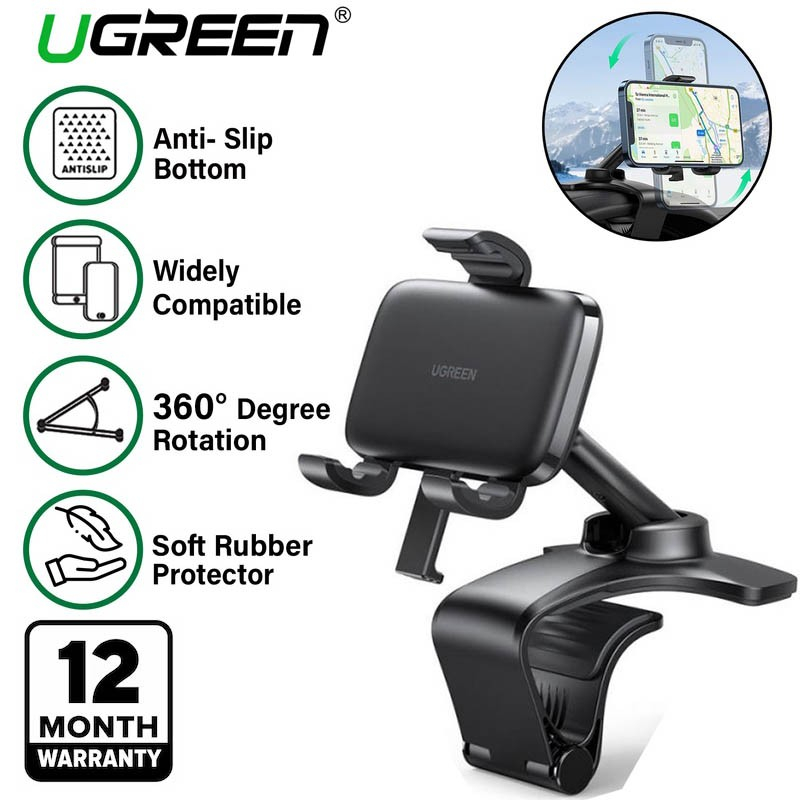 Jual UGREEN Car Phone Mount Holder HP Mobil Dashboard - 80902 | Shopee ...