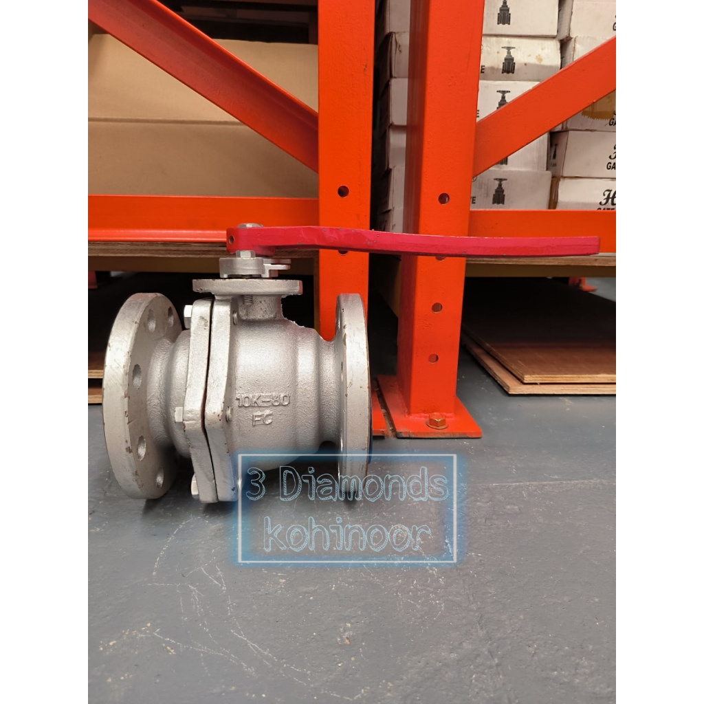 Jual BALL VALVE TC SS304 FLANGE JIS10K 3" | Shopee Indonesia