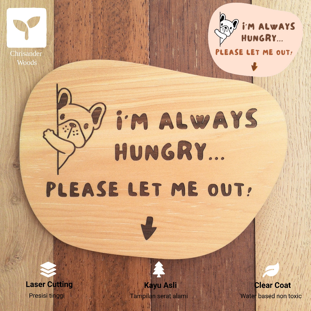 Jual Papan Sign Custom Kayu | Sign Board Custom Kayu | Signage Custom ...
