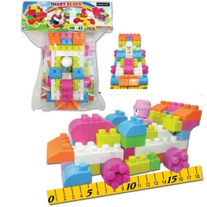 Jual Mainan Balok Susun Anak Building Block Kreatif DIY Mobil Rumah ...