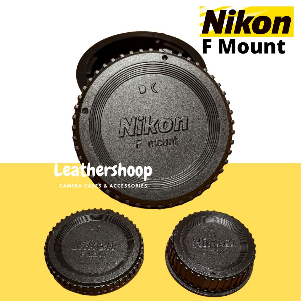 Jual Bodycap Tutup Body & Tutup Lensa belakang NIKON F Mount | Shopee ...